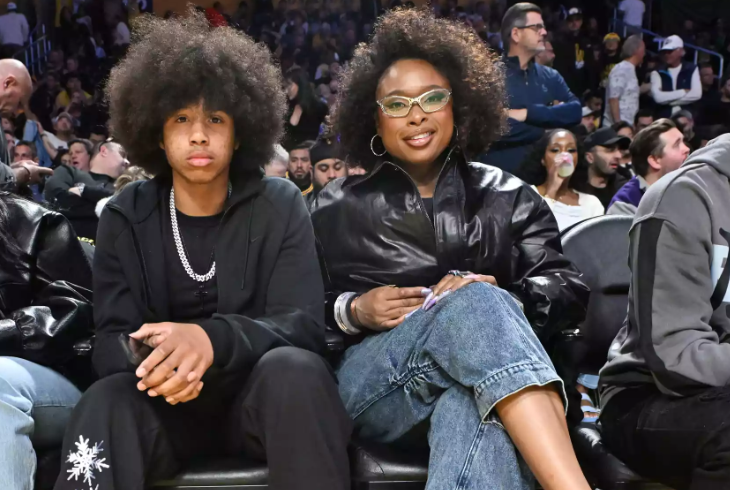 Jennifer Hudson Son David Otunga Jr. Stuns At Lakers Game